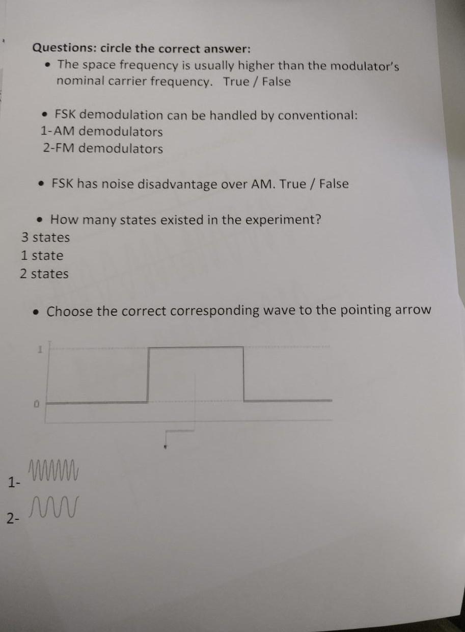 Solved Questions: circle the correct answer: - The space | Chegg.com