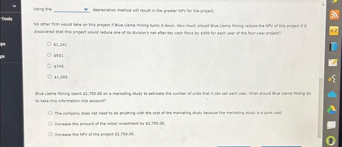 Solved 3. Analysis of an expansion project Blue Lama Mining | Chegg.com