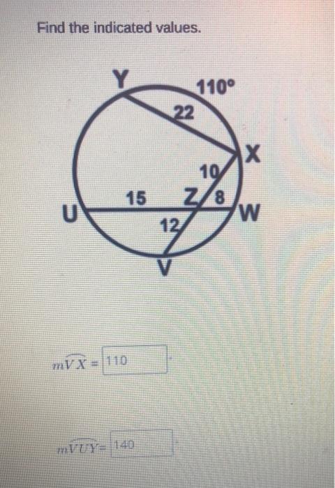 Solved Find the indicated values. | Chegg.com