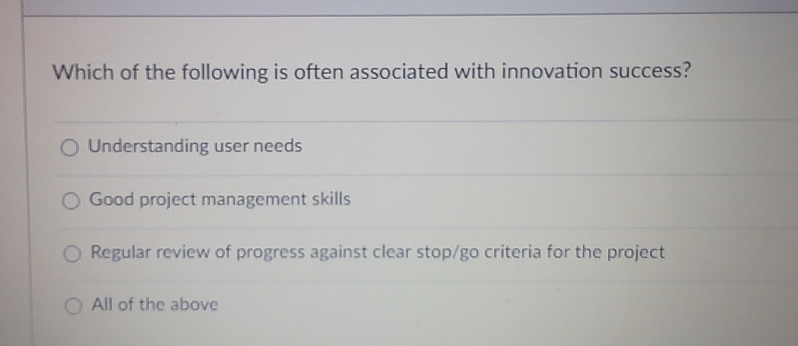 Solved Which of the following is often associated with | Chegg.com