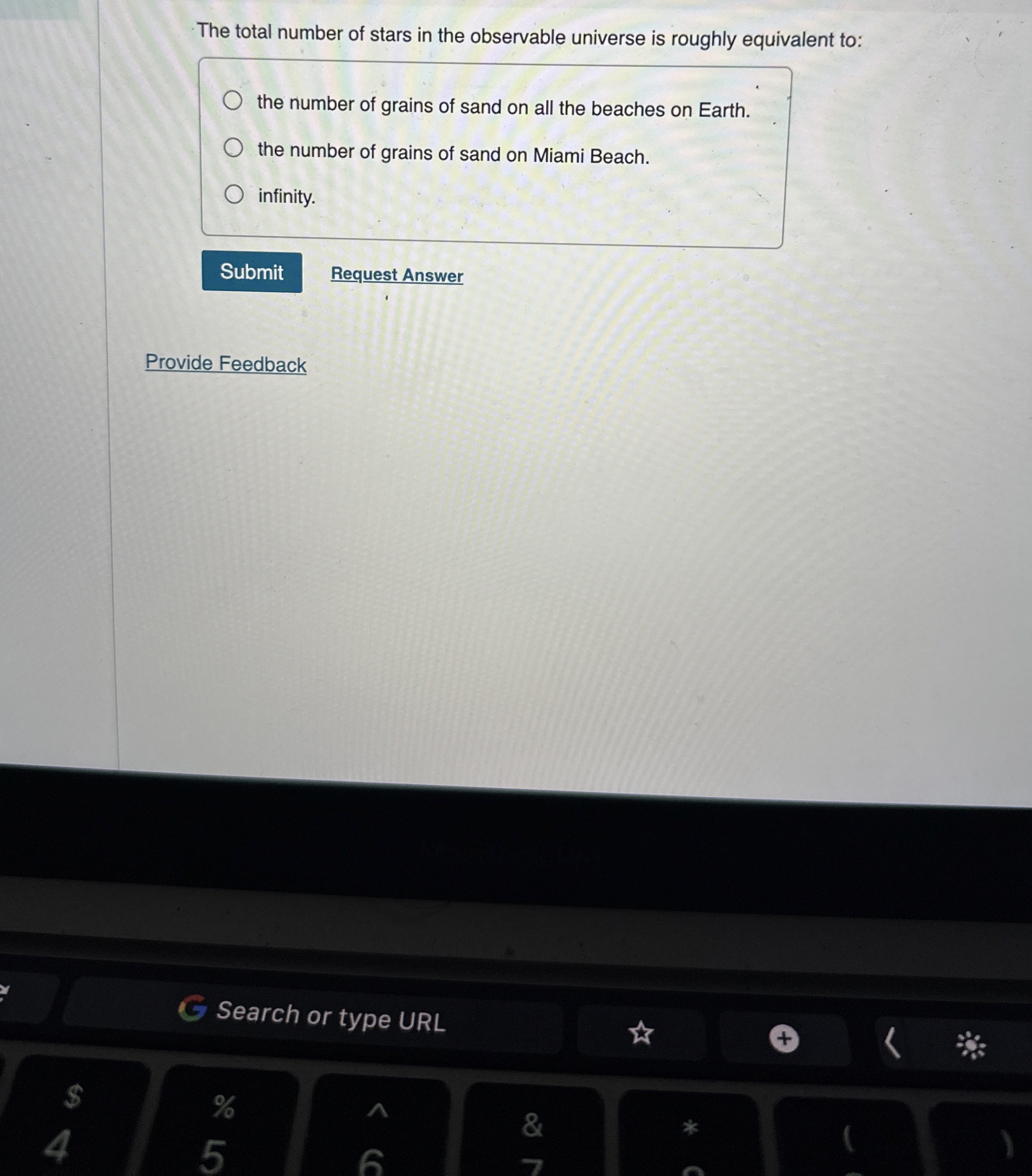 Solved The total number of stars in the observable universe | Chegg.com