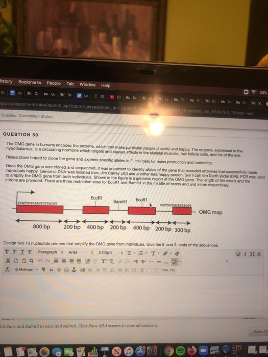 Solved History Bookmarks People Tab Window Help D Kr 16 GBb | Chegg.com