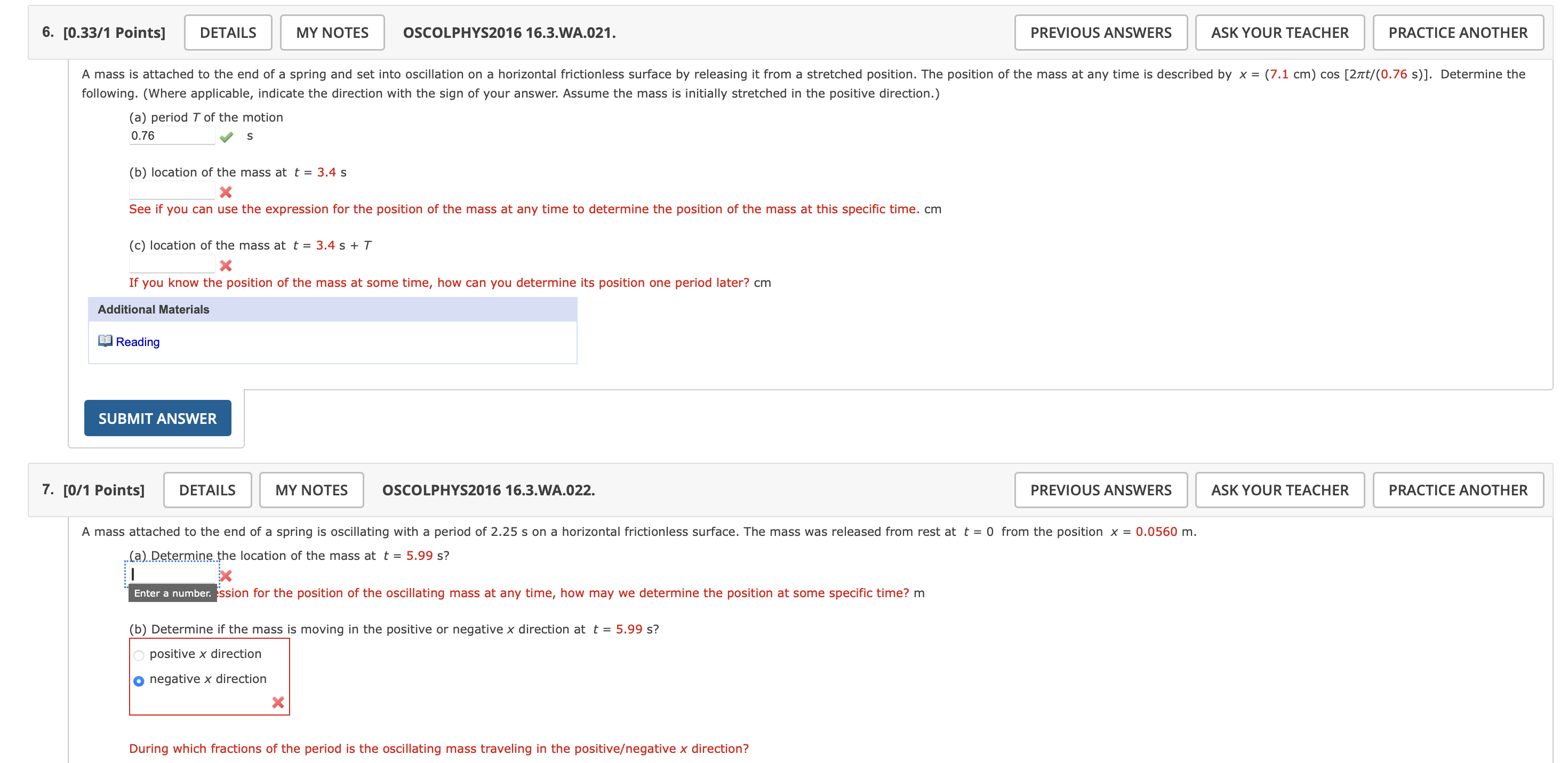Solved Answer 6 ﻿and 7 | Chegg.com