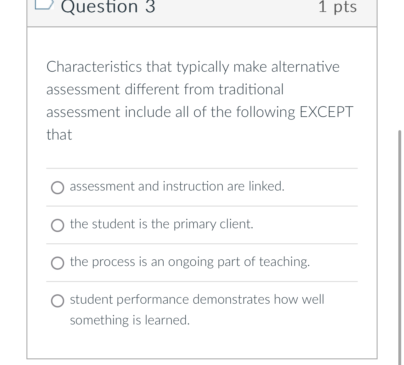 Solved Question 31ptsCharacteristics that typically make | Chegg.com