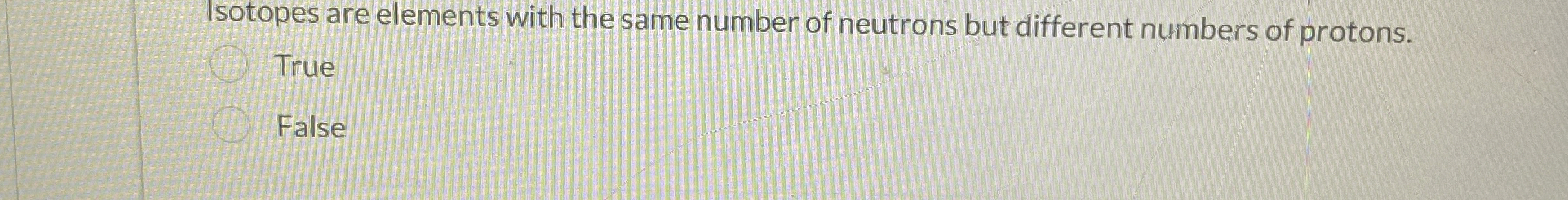 Solved Isotopes are elements with the same number of | Chegg.com