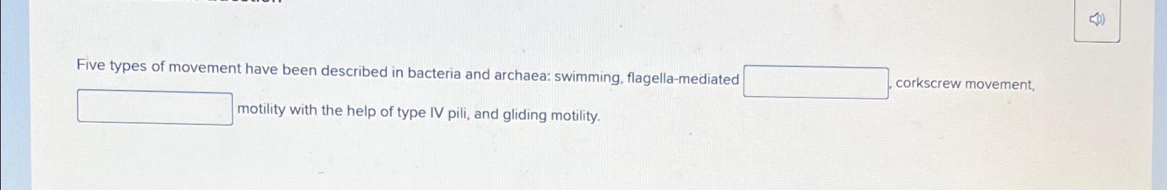 Solved Five types of movement have been described in | Chegg.com