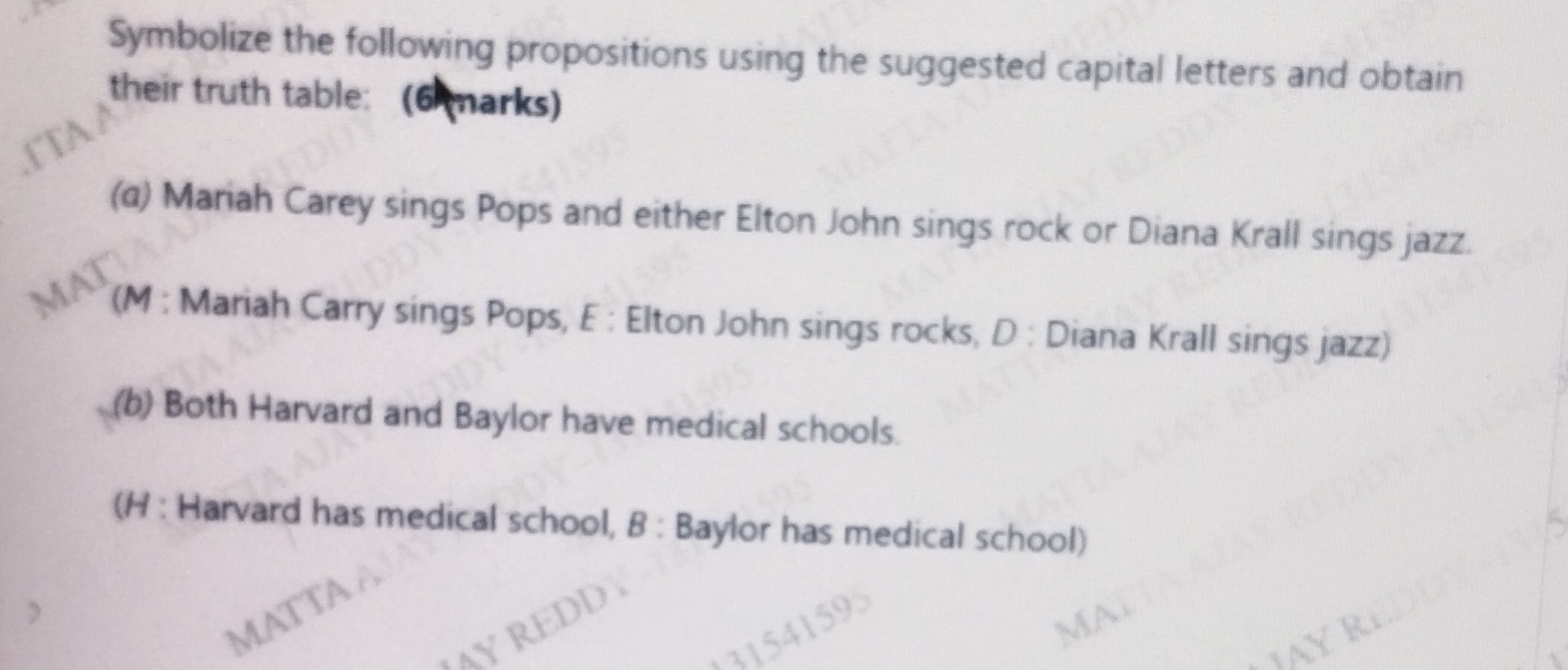 Solved Symbolize the following propositions using the | Chegg.com