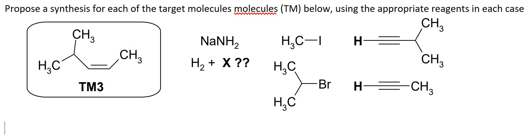 Solved Propose a synthesis for each of the target molecules | Chegg.com