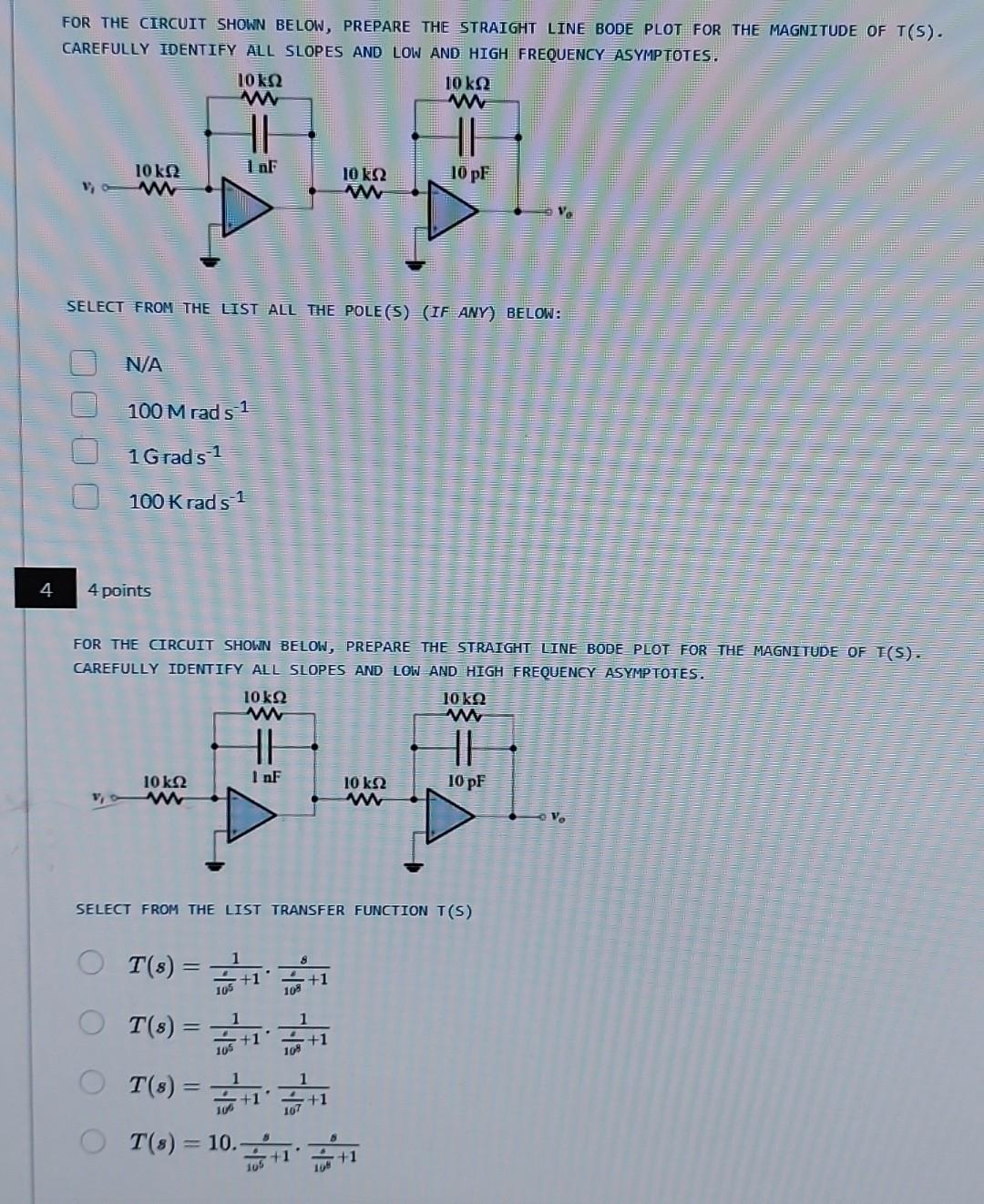 Solved For The Circuit Shown Below Prepare The Straight
