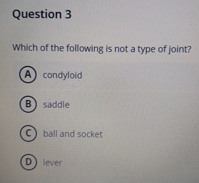 Solved Question 3Which of the following is not a type of | Chegg.com