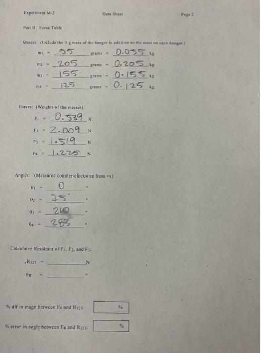 Solved please help. i need help finding the Calculated | Chegg.com