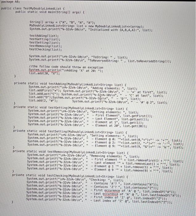Solved In this assignment, you will convert the MyLinkedList | Chegg.com