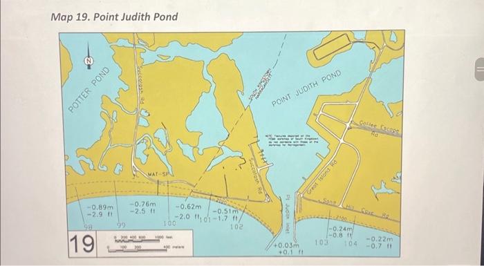 Solved 7. Are the beaches south of Potter Pond retreating? | Chegg.com