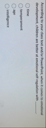 Solved According to your class text and/or PowerPoint, when | Chegg.com