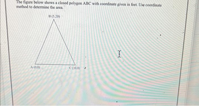 Solved The figure below shows a closed polygon ABC with | Chegg.com