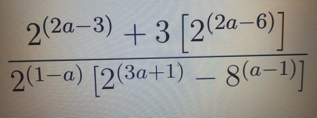 Solved 2a-6) 2(2-3) + 3 [2(2a )] 2(1–a) [2(3a+1) – 8(a-1)] | Chegg.com