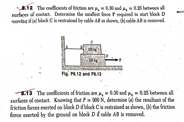 Solved Solve this two problem 8.12 ﻿The coefficients of | Chegg.com