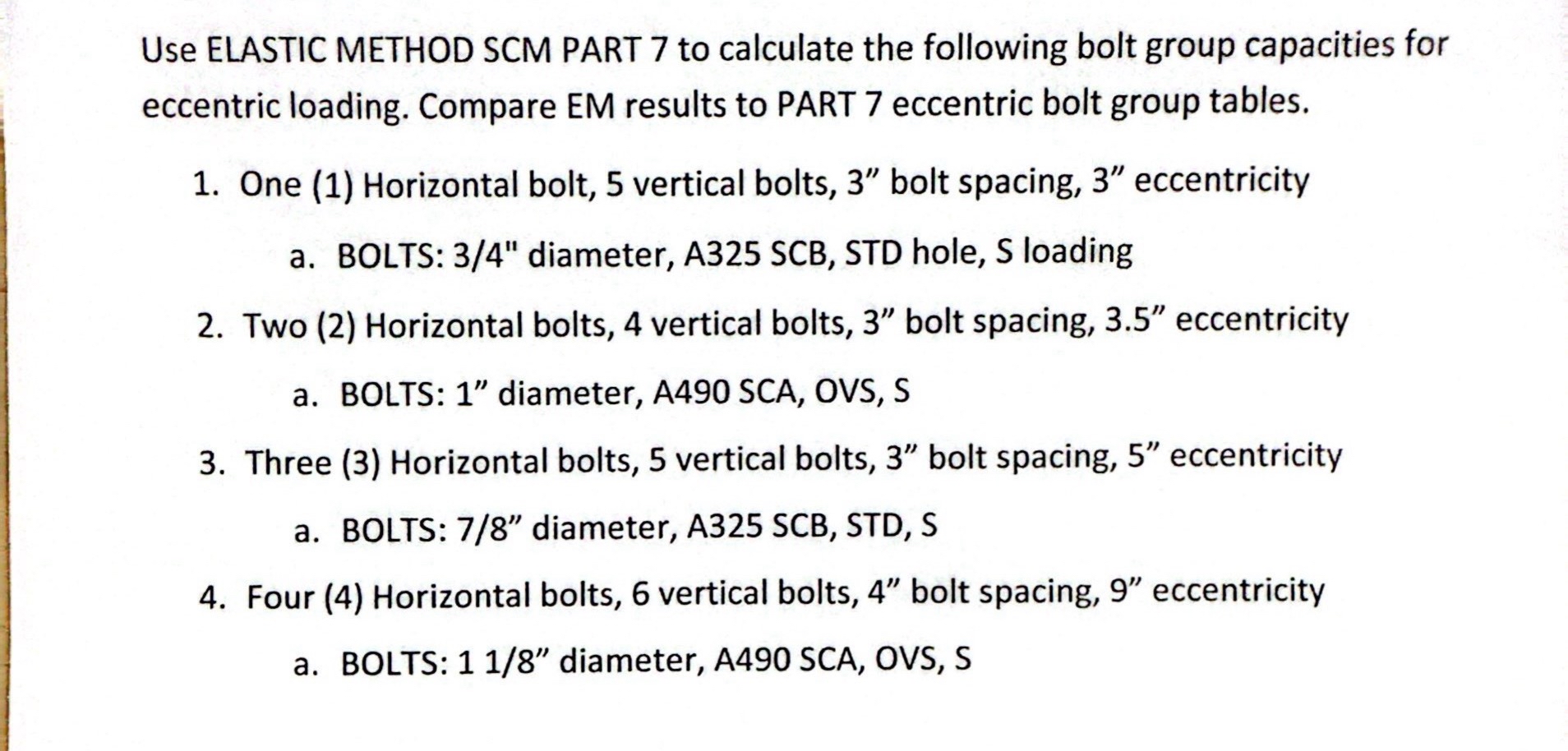Solved Use ELASTIC METHOD SCM PART 7 ﻿to calculate the | Chegg.com