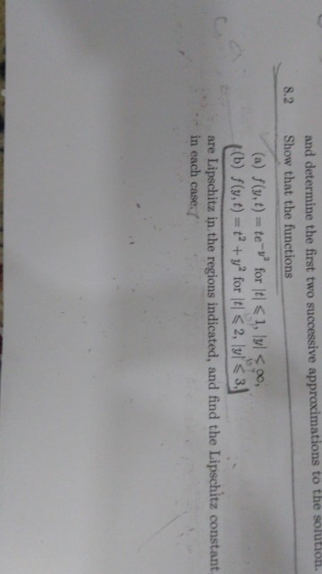 Solved and determine the first two successive approximations | Chegg.com