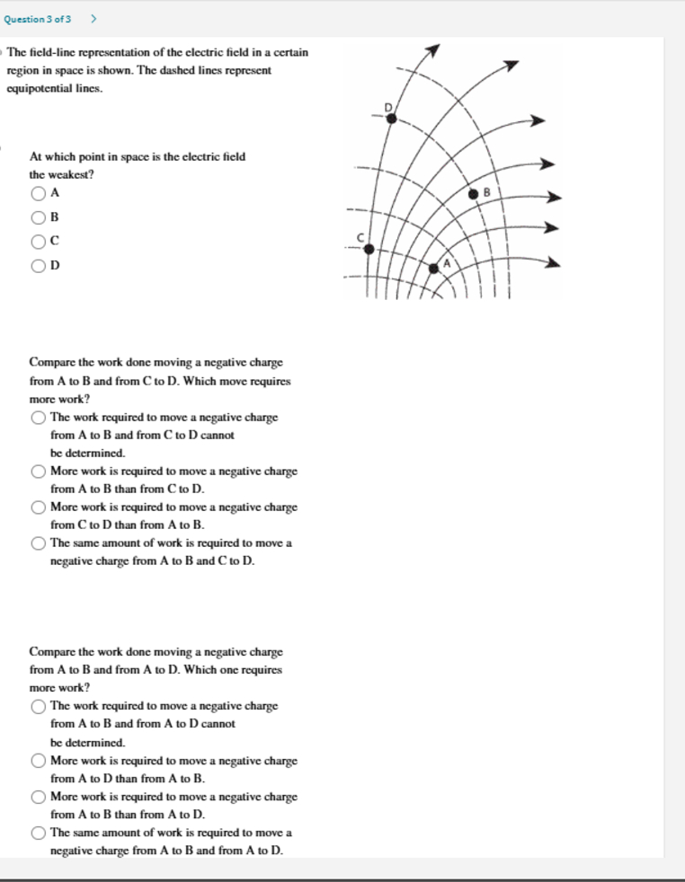 Solved The field-line representation of the electric field | Chegg.com