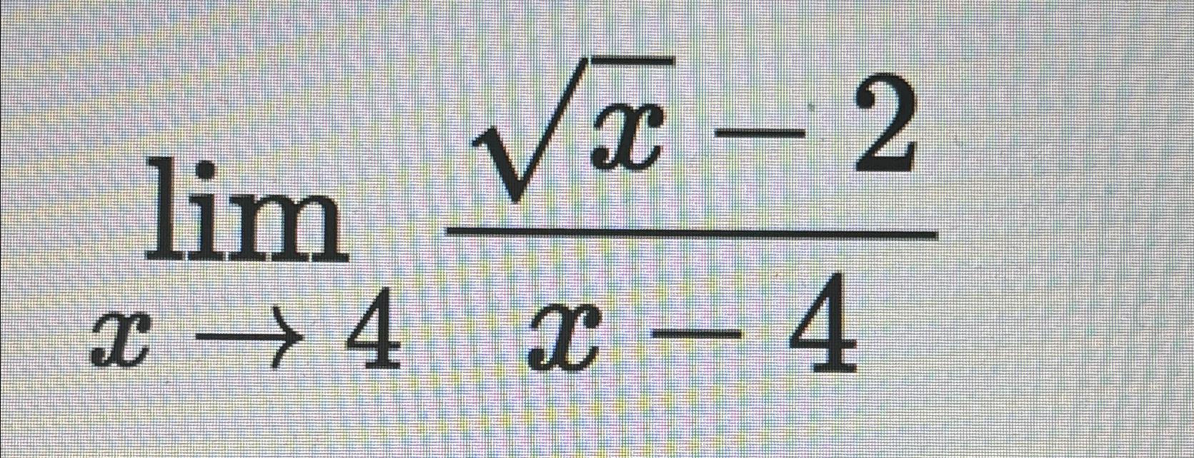 Solved limx→4x2-2x-4 | Chegg.com