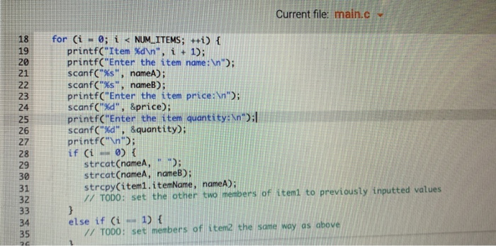 Solved A bit stuck on 2 file sections of this code | Chegg.com