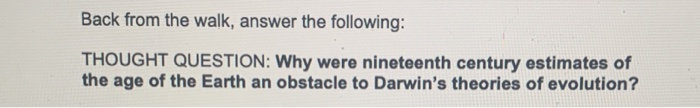 Solved Thought Question: why were nineteenth century | Chegg.com