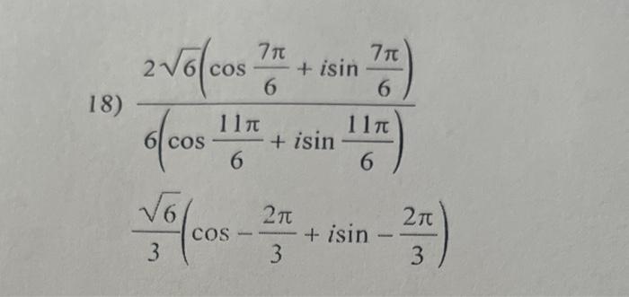 Solved simplify. write your answer in rectangular form when | Chegg.com
