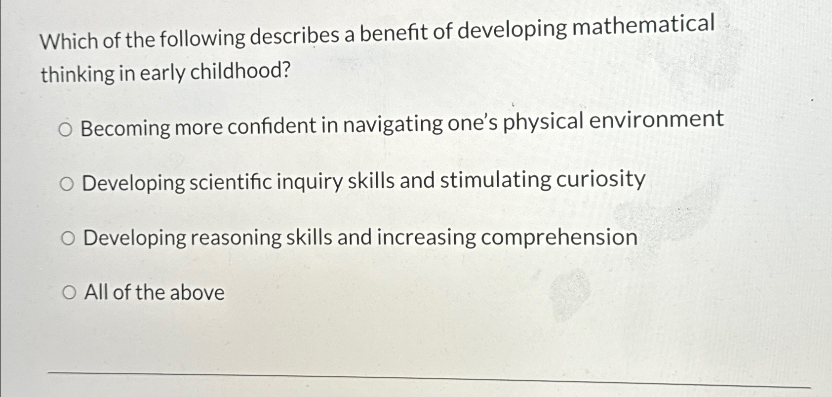 Solved Which of the following describes a benefit of | Chegg.com