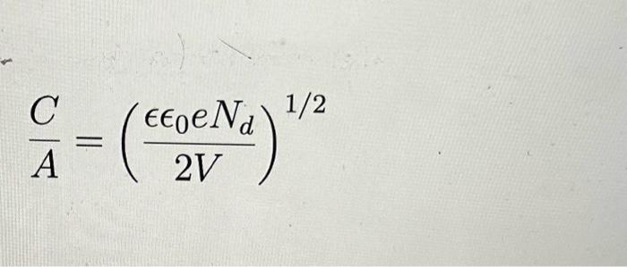 Doping concentration The detector capacitance per | Chegg.com