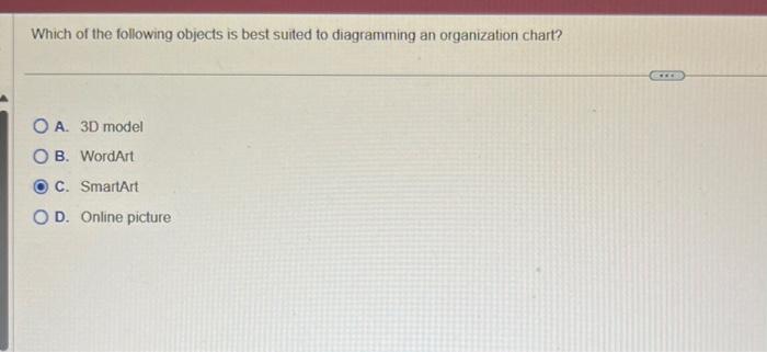 Solved Which of the following objects is best suited to | Chegg.com