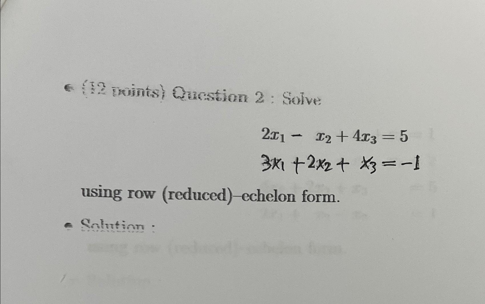 Solved 6 {T Exints} ﻿Puastion 2 ﻿: | Chegg.com