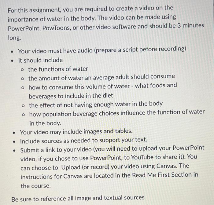 Solved For this assignment, you are required to create a | Chegg.com