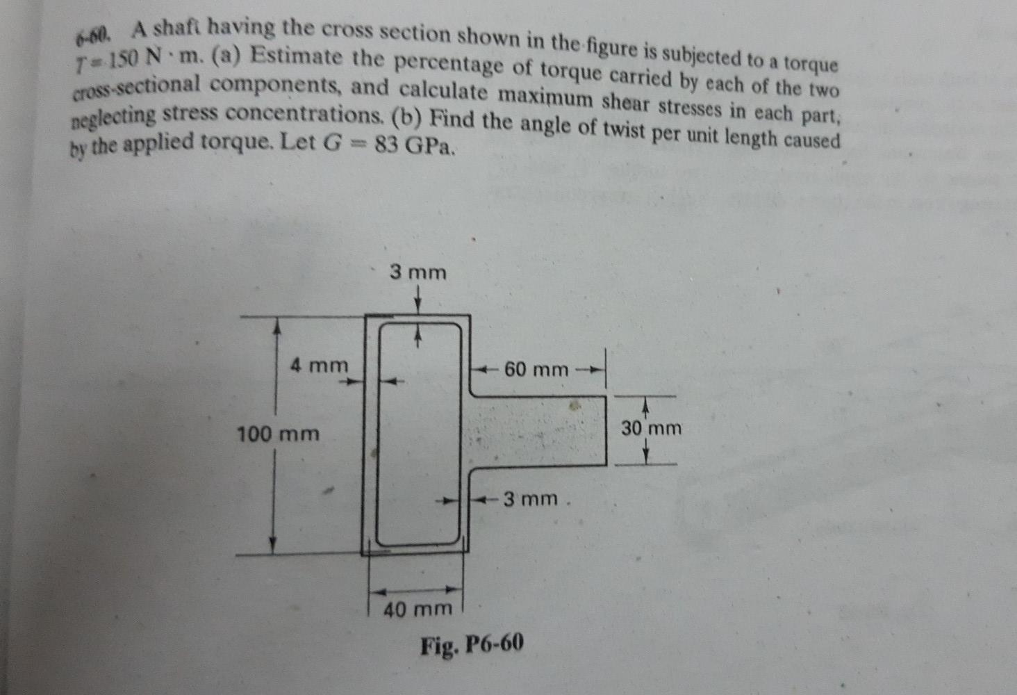 Solved Sections 6-2 61. The solid cylindrical shaft of | Chegg.com