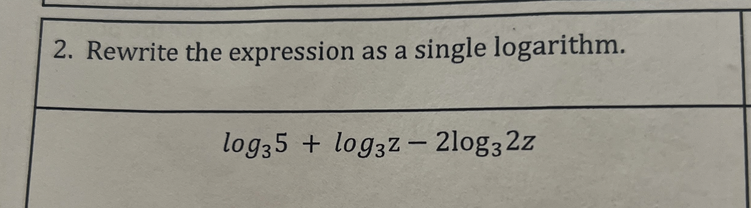 Solved Rewrite the expression as a single | Chegg.com