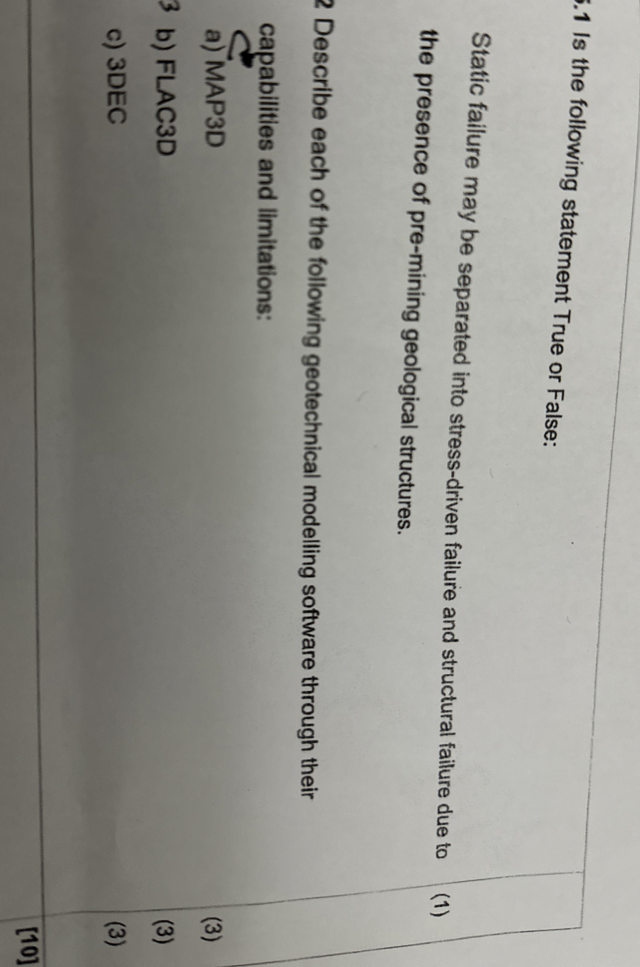 Solved 1 ﻿Is the following statement True or False:Static | Chegg.com
