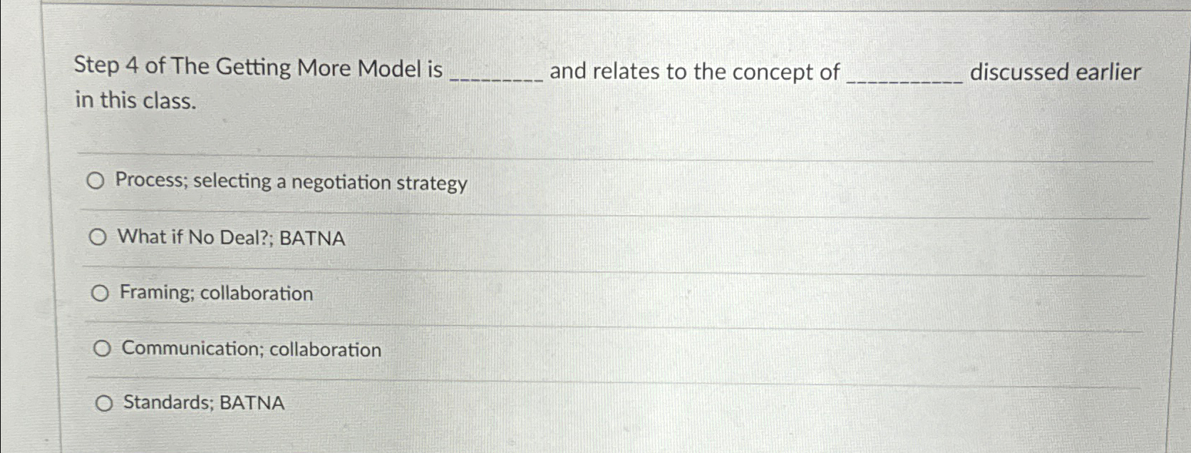 Solved Step 4 ﻿of The Getting More Model is ﻿and relates | Chegg.com