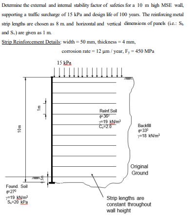 Solved Determine the extemal and intemal stability factor of | Chegg.com