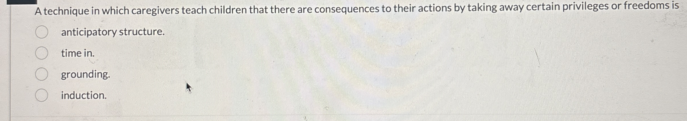 Solved A technique in which caregivers teach children that | Chegg.com