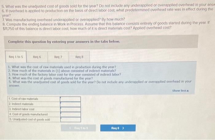 Solved Problem 3-11 (Algo) T-Account Analysis of Cost Flows | Chegg.com