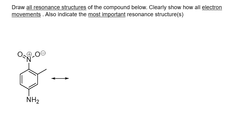 Solved Draw all resonance structures of the compound below. | Chegg.com