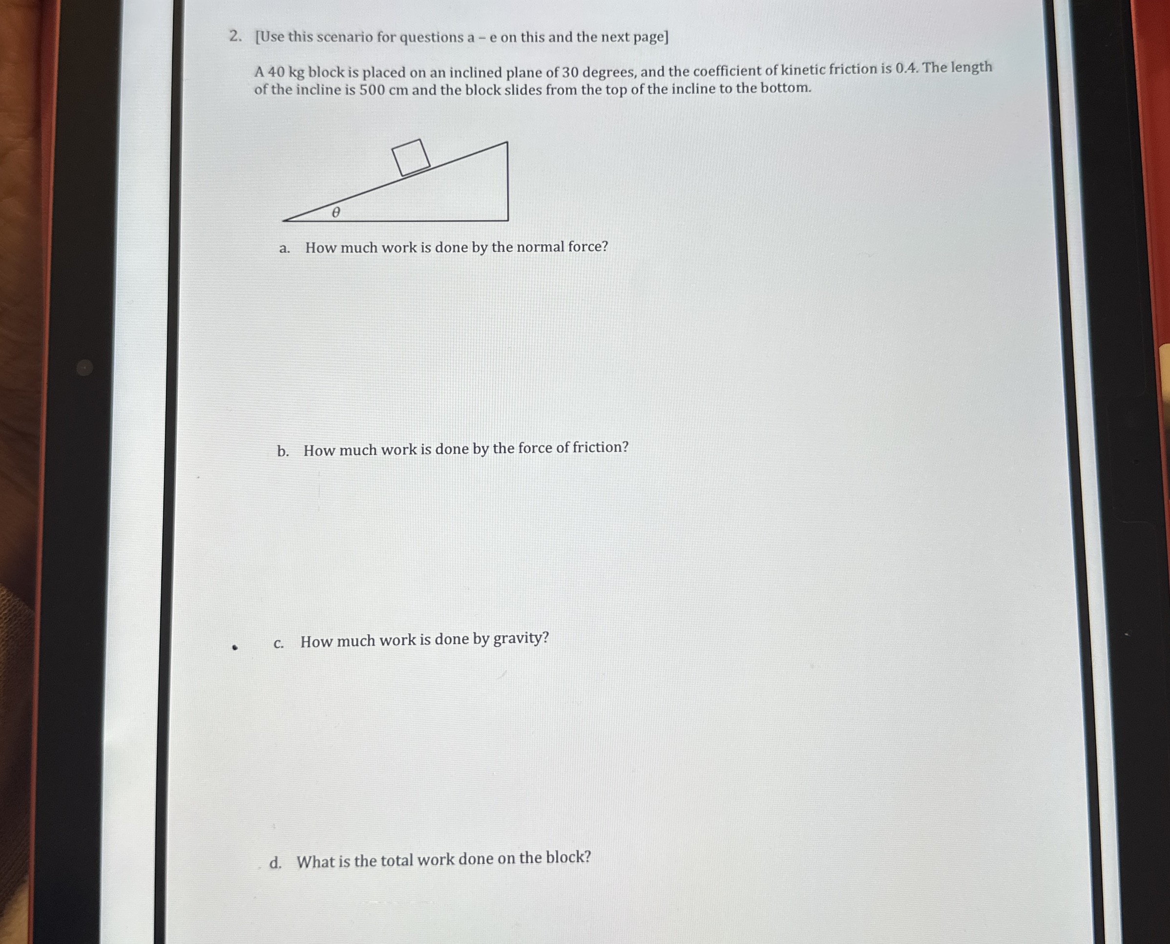 [Use this scenario for questions a-e ﻿on this and the | Chegg.com