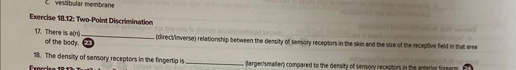 Solved 17. ﻿There is a(n) ﻿of the body. | Chegg.com