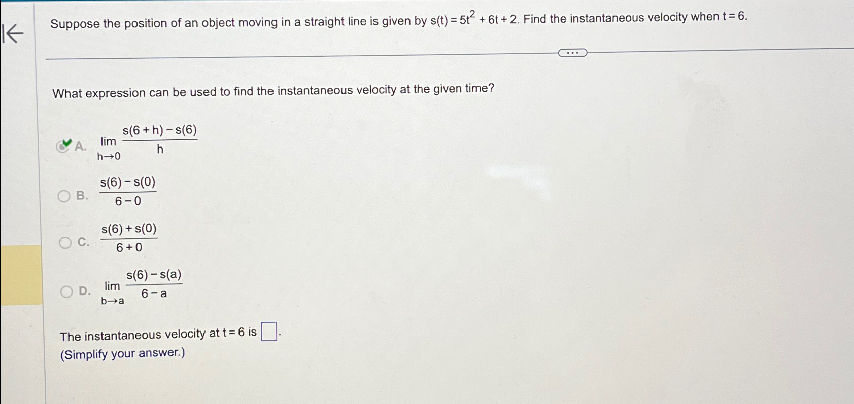 Solved Suppose the position of an object moving in a | Chegg.com