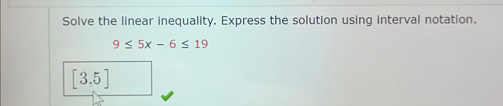 Solved Solve the linear inequality. Express the solution | Chegg.com