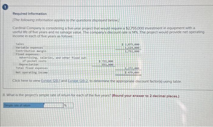 Solved Required informotion The following information | Chegg.com