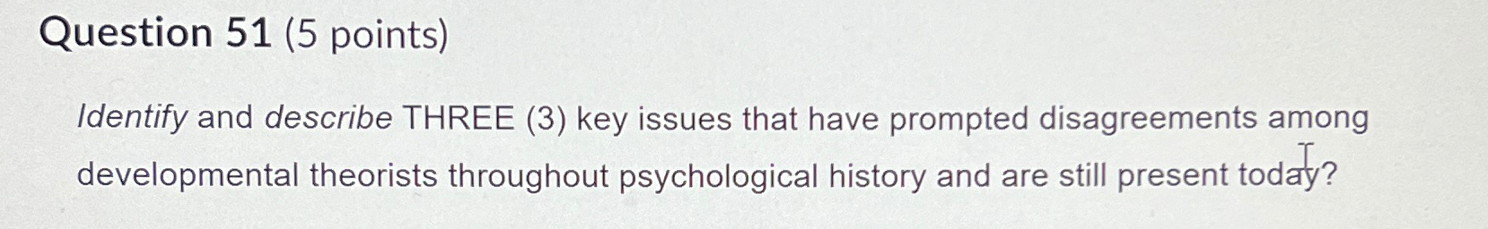 Solved Identify and describe THREE key issues that have | Chegg.com