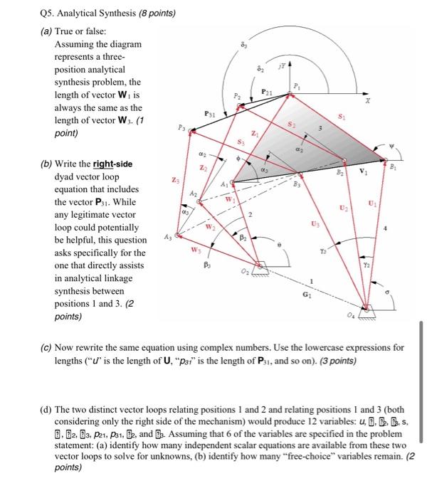 Solved Q5. Analytical Synthesis (8 points) (a) True or | Chegg.com