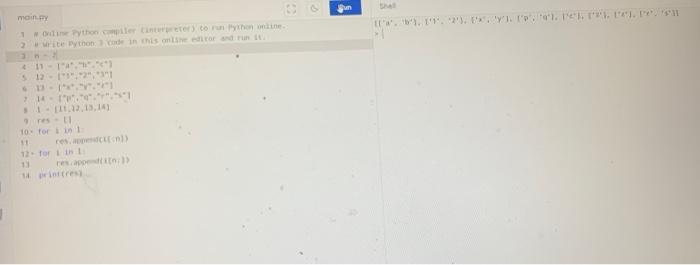 Solved Pythonthe Code Output Looks Good When I Output N2 7765