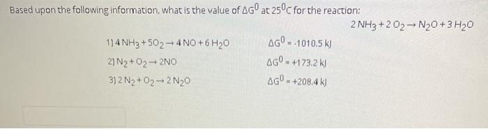 Solved Based upon the following information, what is the | Chegg.com
